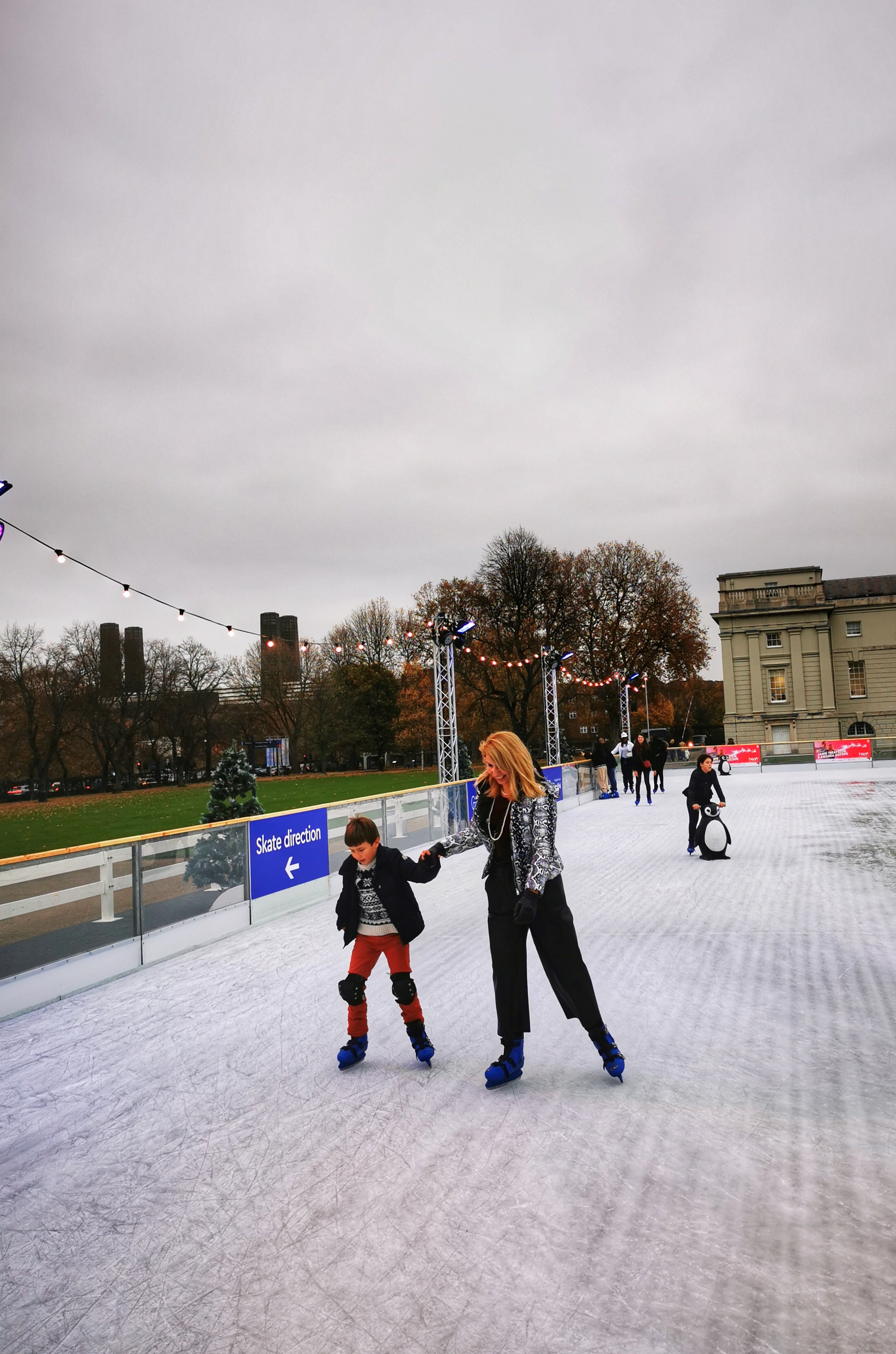 Queens House Greenwich Ice Rink - Zenbabytravel